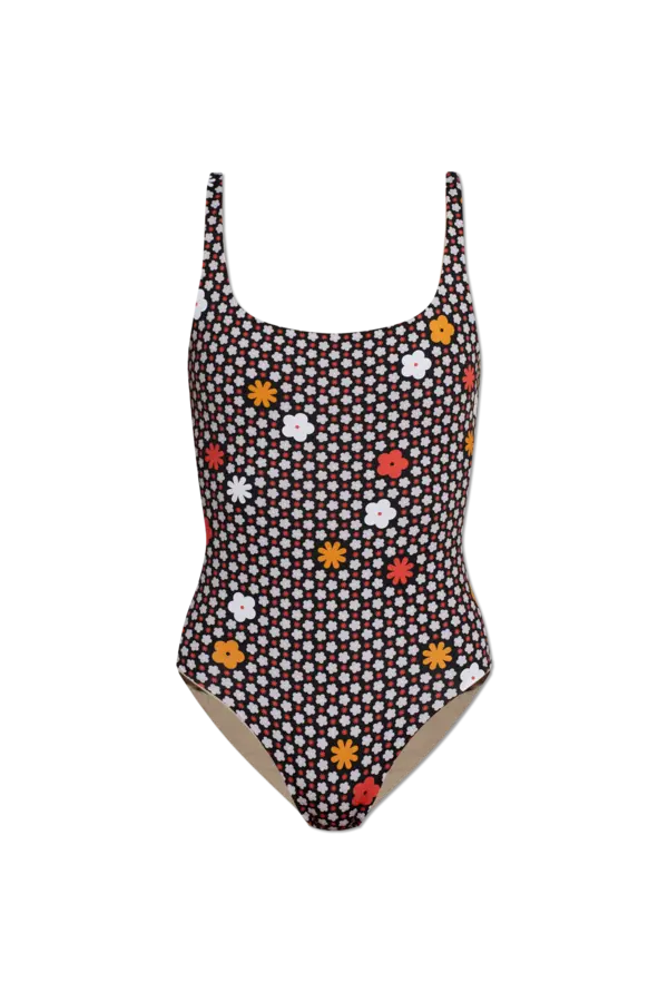 MAISON MARGIELA Floral Print One-piece Swimsuit - Multicolour