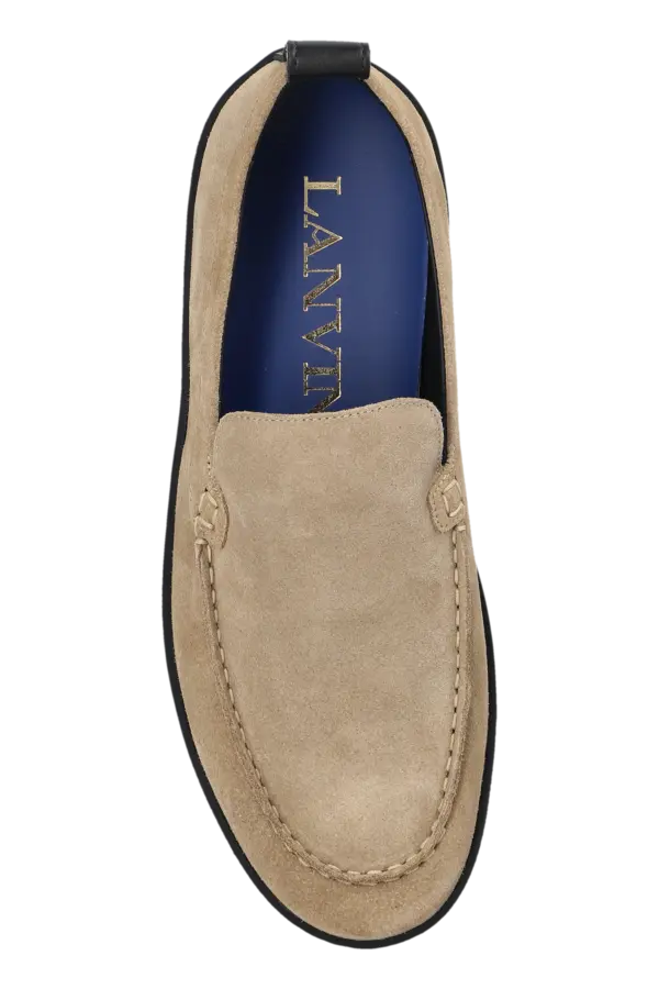 LANVIN Suede Loafers - Beige