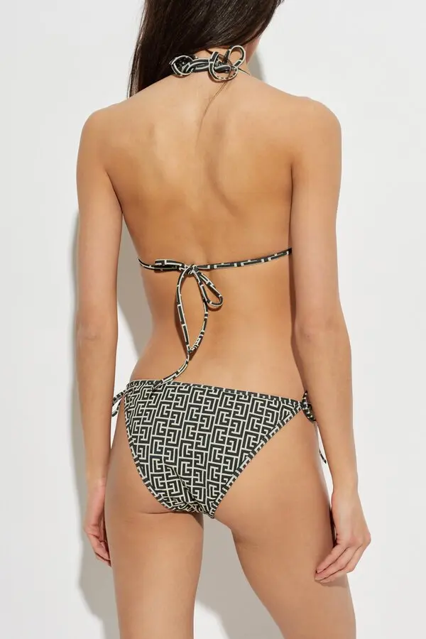 Balmain Geometric Print Two-piece Swimsuit