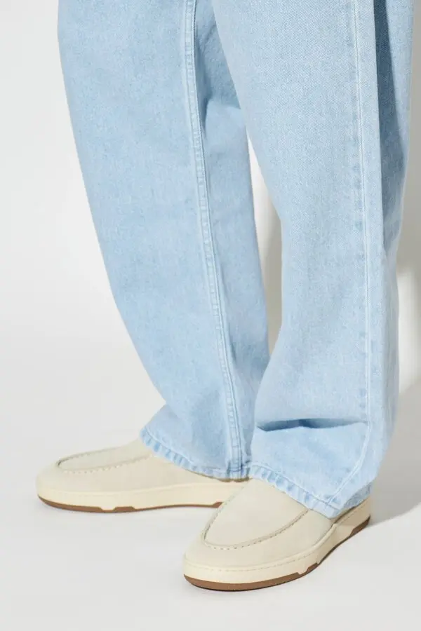 LANVIN Suede Loafers - Grey