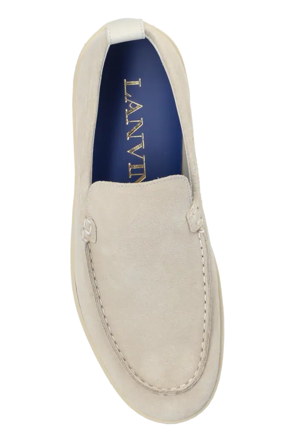 LANVIN Suede Loafers - Grey