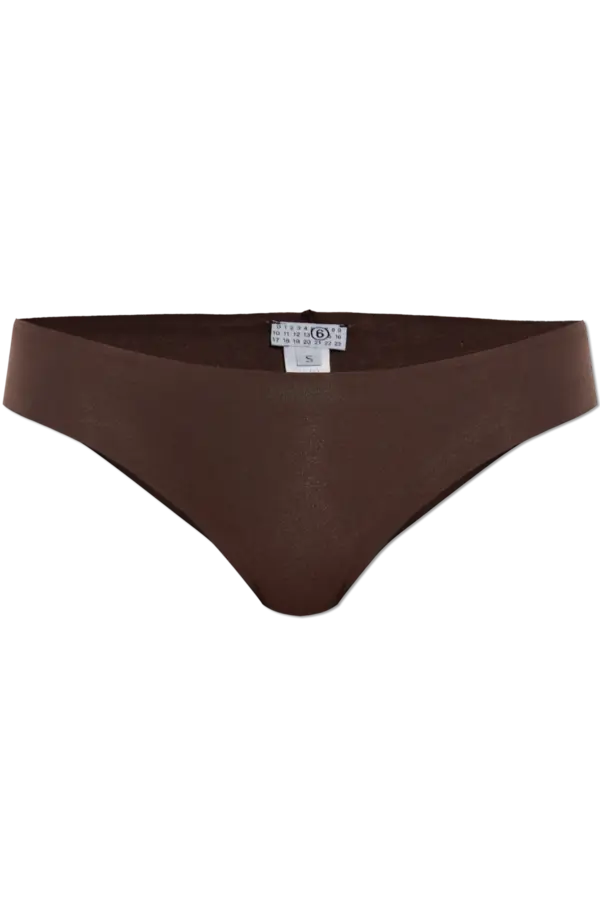 MAISON MARGIELA Figs With Logo - Brown