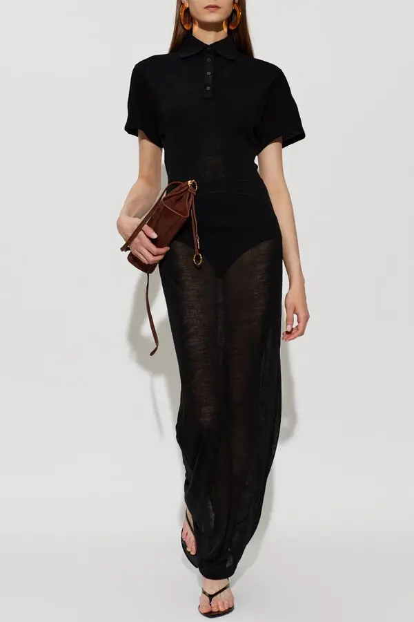 Alaïa Wool Maxi Dress