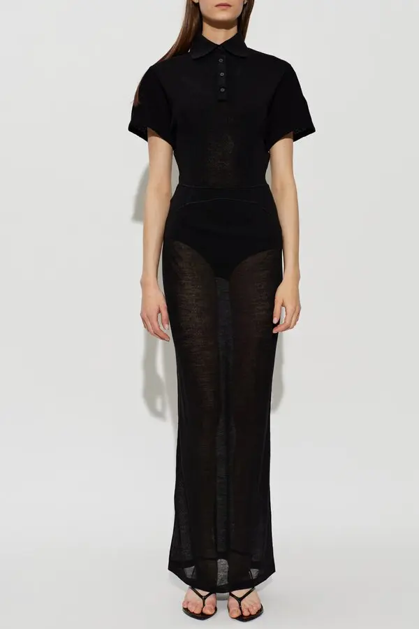 Alaïa Wool Maxi Dress
