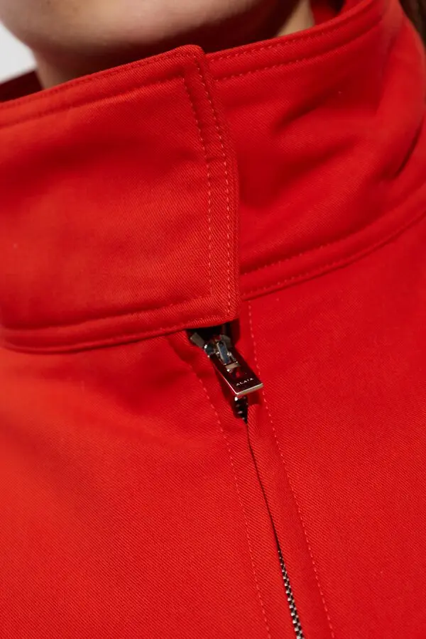 Alaïa Insulated Jacket With Stand-up Collar - Red
