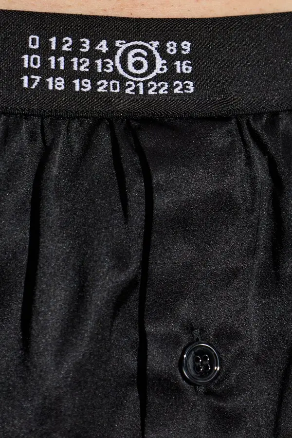 MAISON MARGIELA Silk Lingerie Shorts
