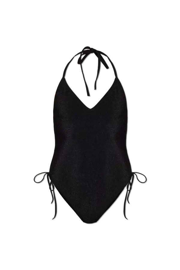 Balmain Halterneck One-piece Swimsuit - Black