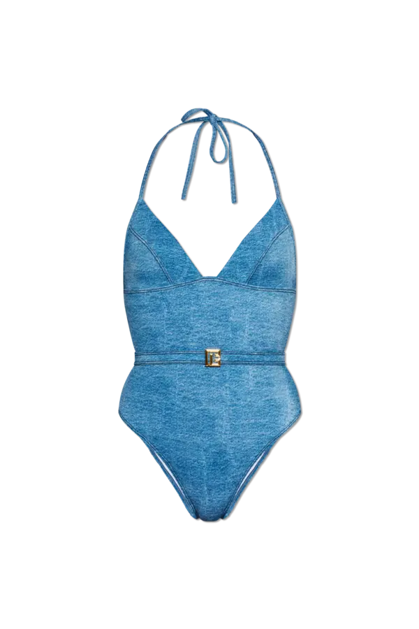 Balmain One-piece Swimsuit - Blue