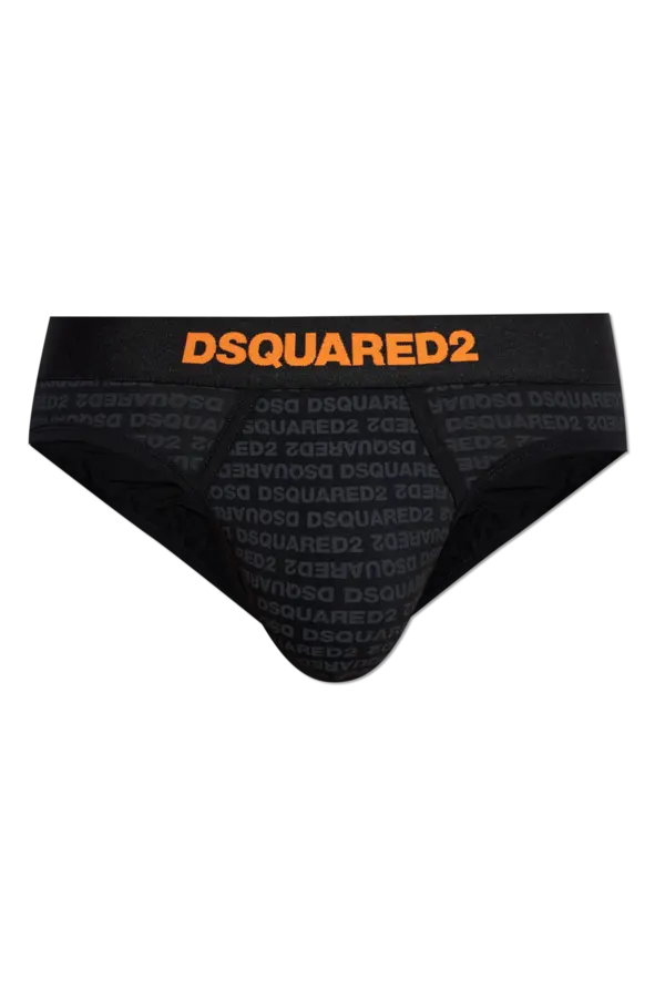 Dsquared2 Briefs With Logo - Black