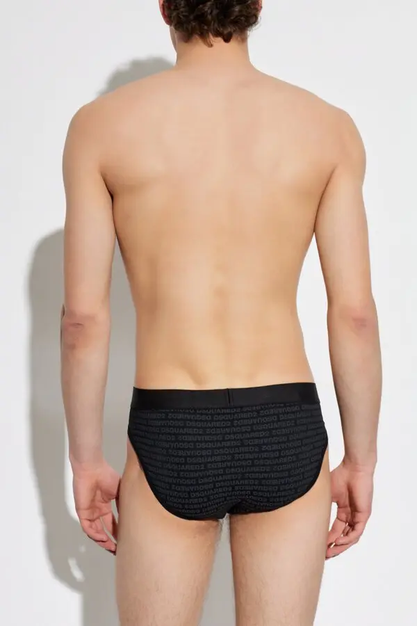 Dsquared2 Briefs With Logo - Black