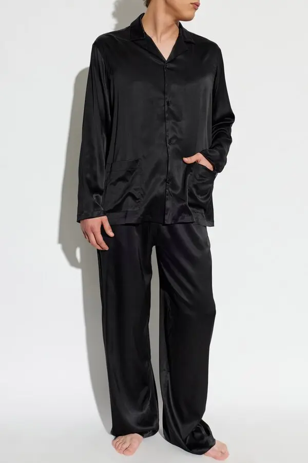 MAISON MARGIELA Silk Lingerie Trousers