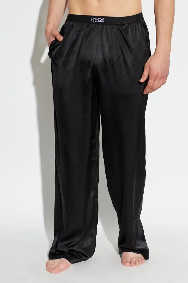 MAISON MARGIELA Silk Lingerie Trousers