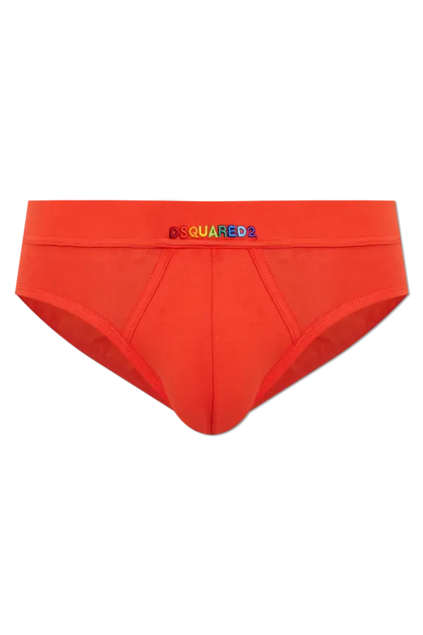 Dsquared2 Briefs With Logo - Red