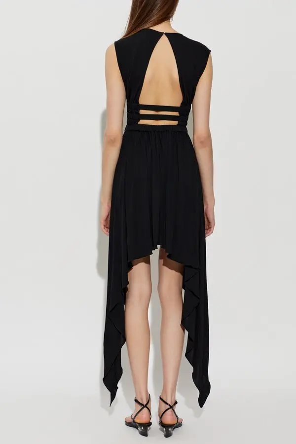 Alaïa Asymmetrical Cut Dress