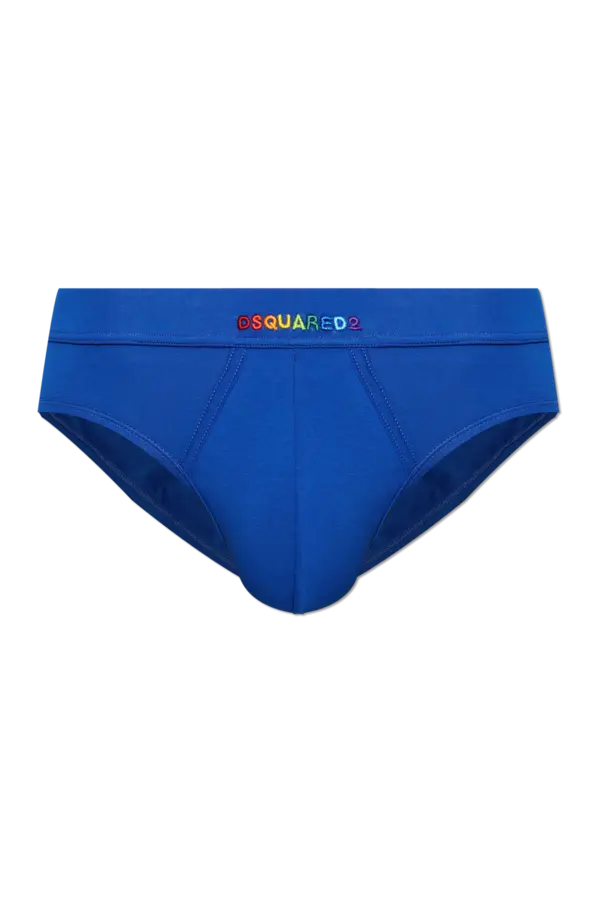 Dsquared2 Briefs With Logo - Blue