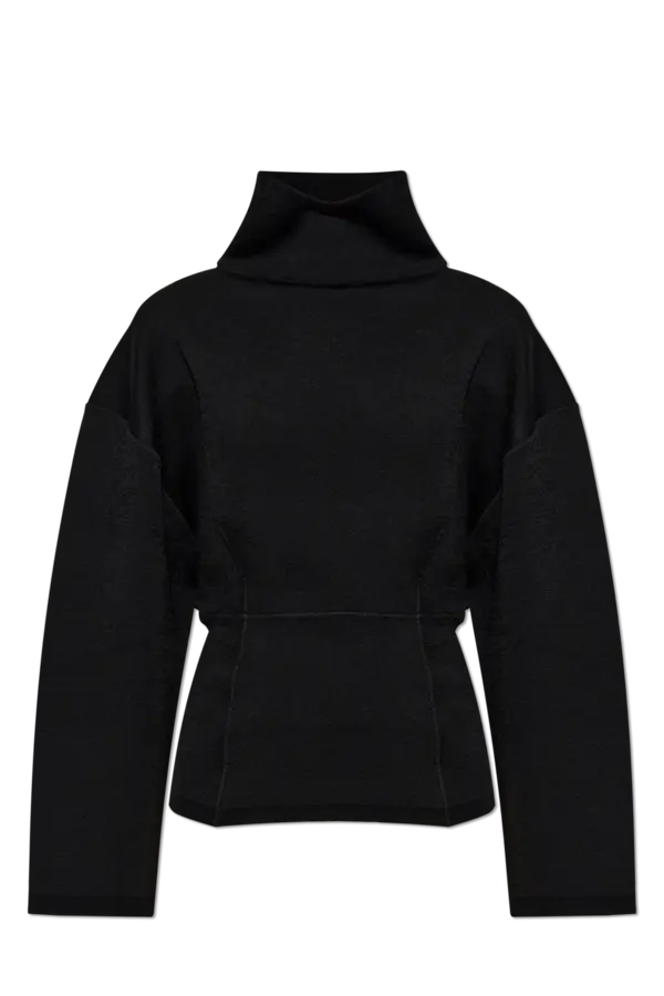 Alaïa Turtleneck With Stitch Detailing