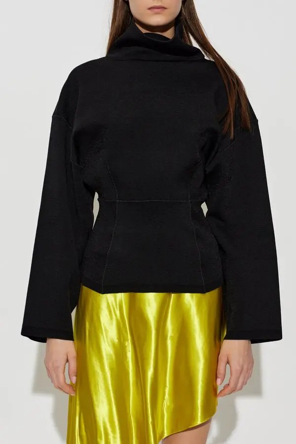 Alaïa Turtleneck With Stitch Detailing
