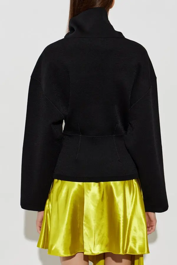 Alaïa Turtleneck With Stitch Detailing