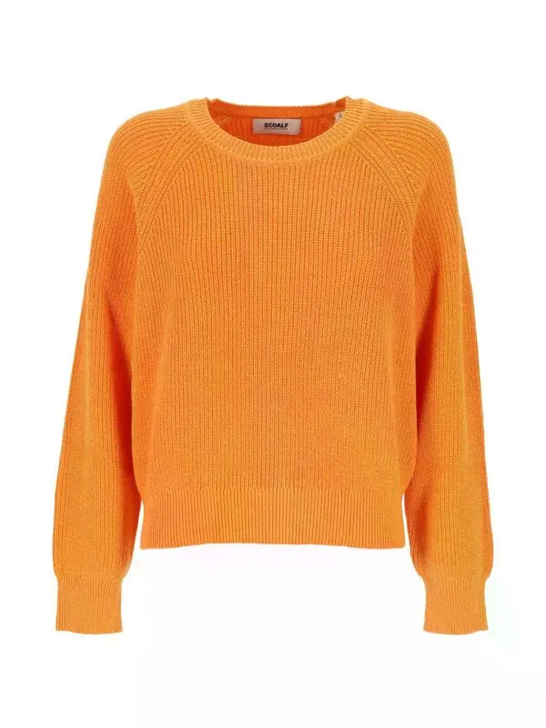 ECOALF Ribbed-knit Raglan-sleeve Sweater