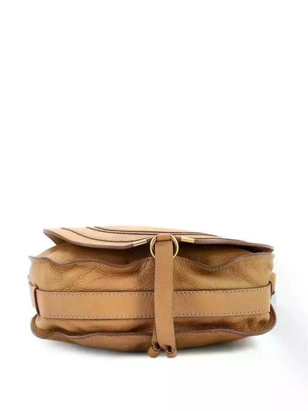 Chloé Marcie Leather Medium Crossbody Bag - Neutrals