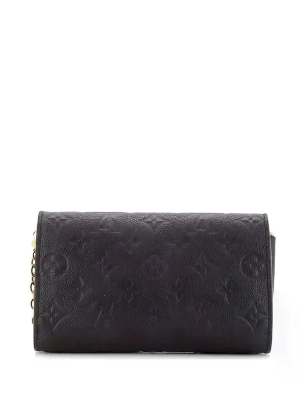LOUIS VUITTON Vavin Chain Wallet Monogram Empreinte Leather Clutch