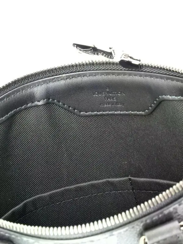 LOUIS VUITTON Sac Plat Cross Bag Monogram Eclipse Canvas