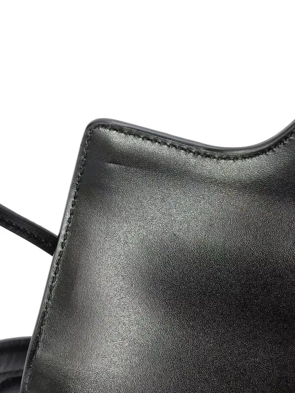 Celine 16 Mini Satchel Smooth Calfskin Top Handle Bag - Black