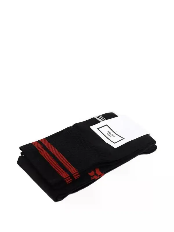 Martine Rose Logo Print Knee High Socks