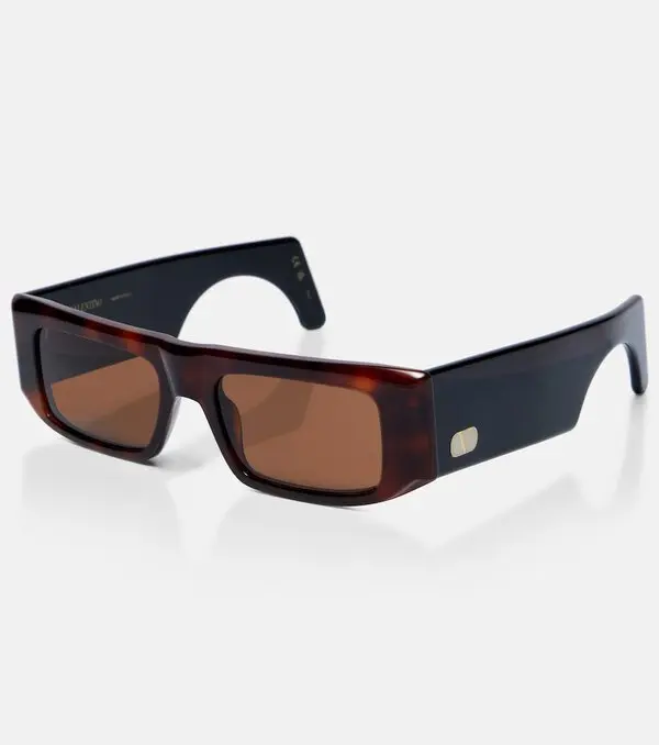 Valentino Garavani Vlogo Flat-top Sunglasses