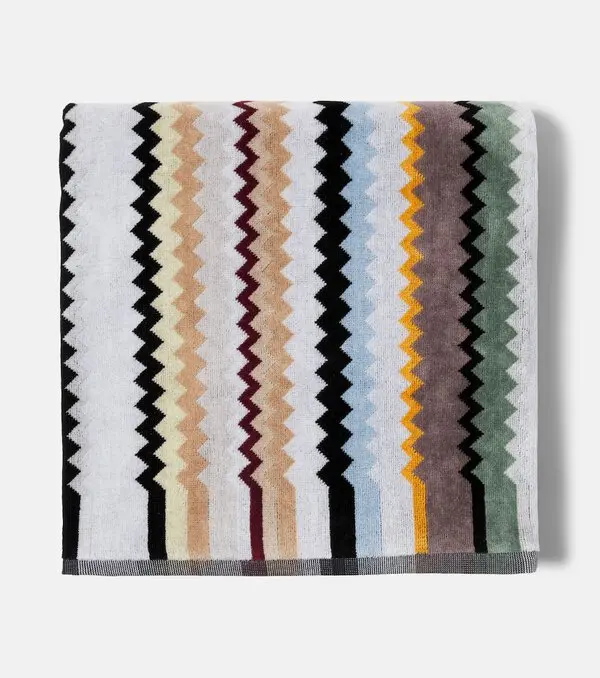 Missoni Best Zigzag Cotton Terry Beach Towel - Beige