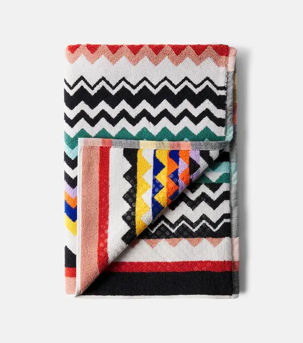 Missoni Zigzag Cotton Terry Bath Mat - Multicoloured