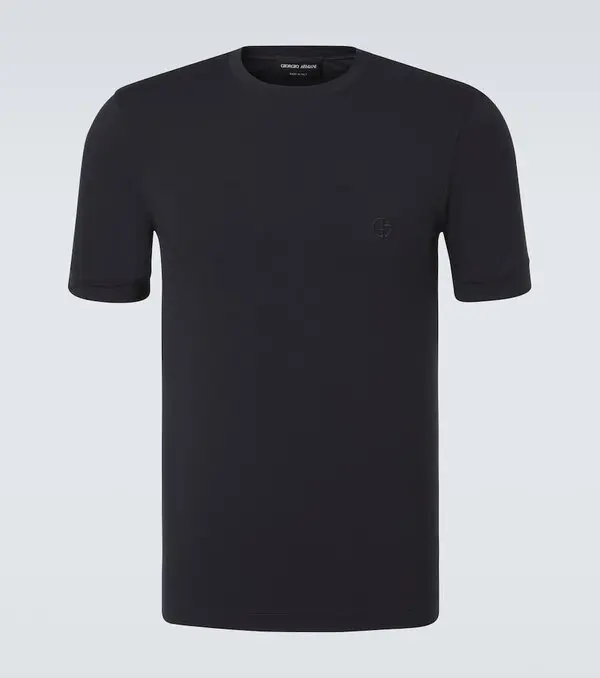 Giorgio Armani Jersey T-shirt - Blue