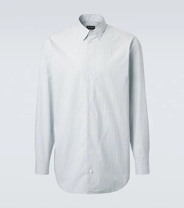 Giorgio Armani Archivio Striped Cotton Shirt