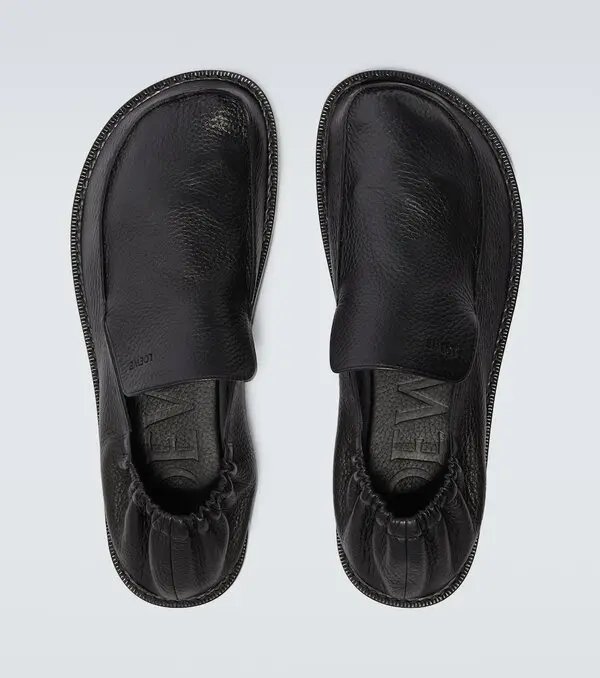 Loewe Flex Leather Loafers