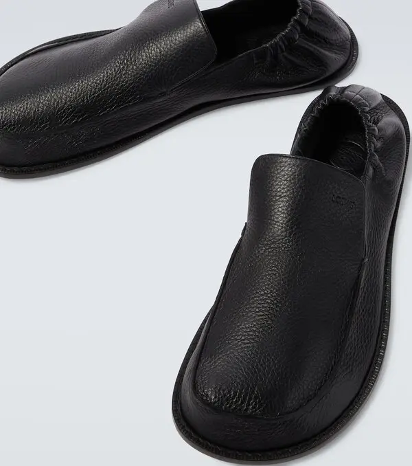 Loewe Flex Leather Loafers