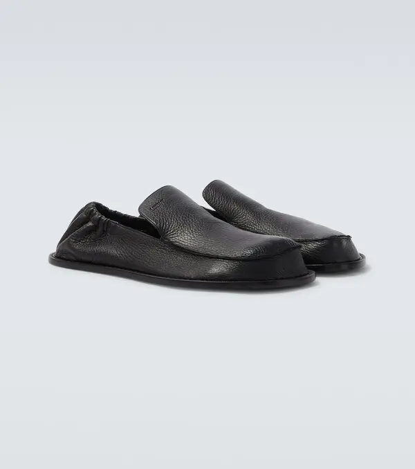 Loewe Flex Leather Loafers