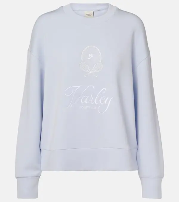 Varley Rasco Embroidered Sweatshirt - Blue