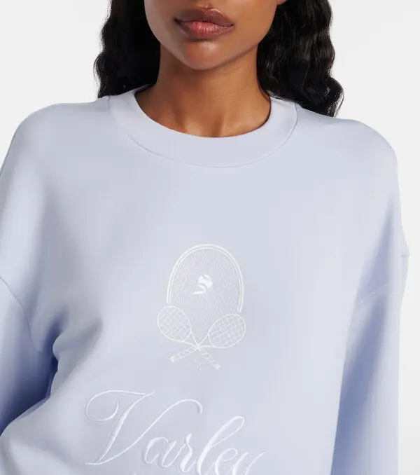 Varley Rasco Embroidered Sweatshirt - Blue