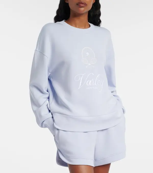 Varley Rasco Embroidered Sweatshirt - Blue