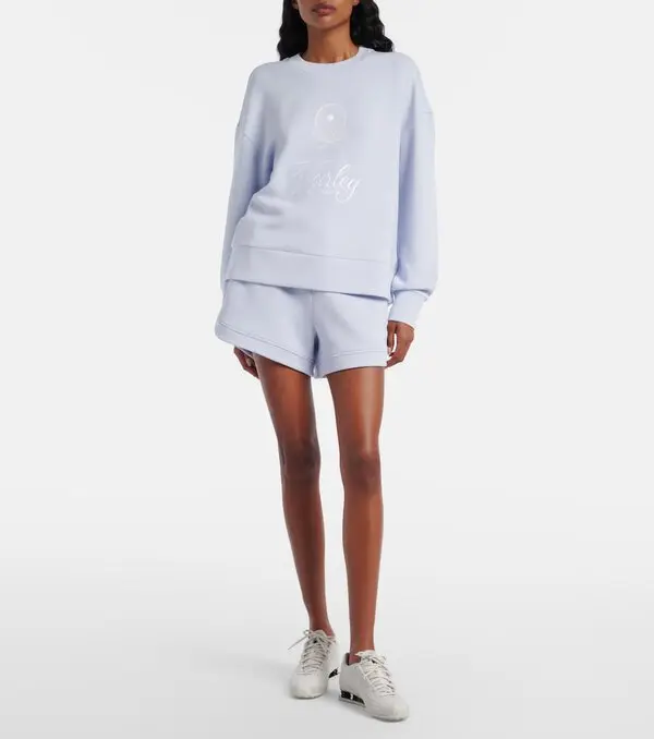 Varley Rasco Embroidered Sweatshirt - Blue