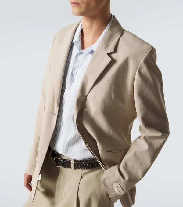 Jacquemus Melo Linen-blend Twill Blazer