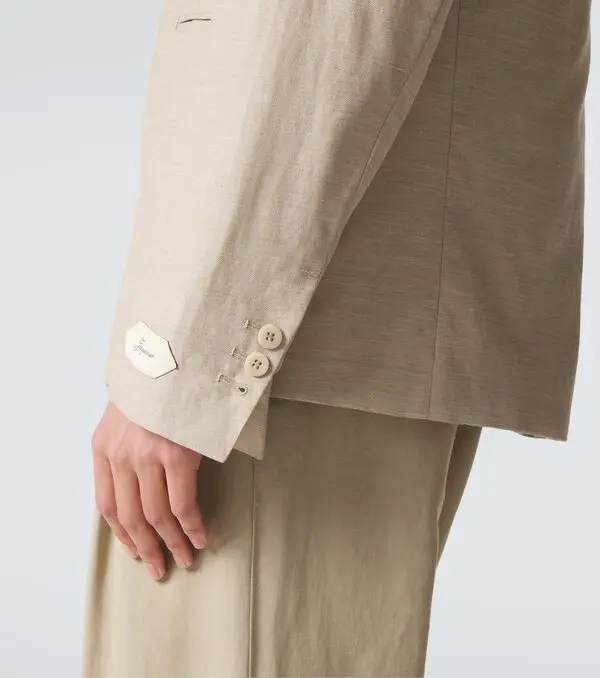 Jacquemus Melo Linen-blend Twill Blazer