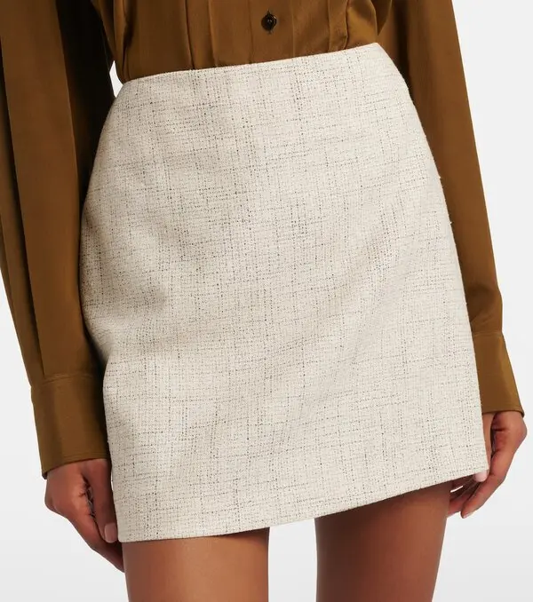 BLAZÉ MILANO Coci Checked Miniskirt