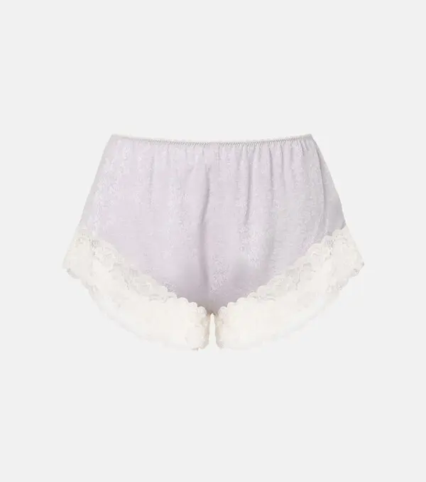Chloé Silk Shorts - Grey