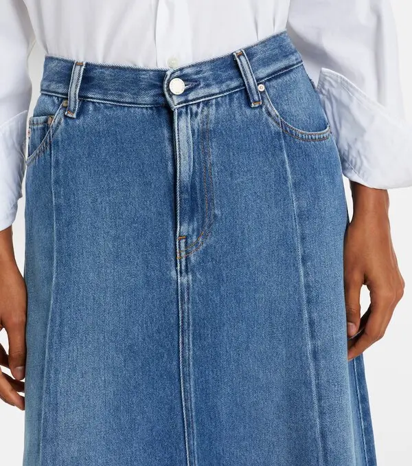 Ag Tula Denim Maxi Skirt