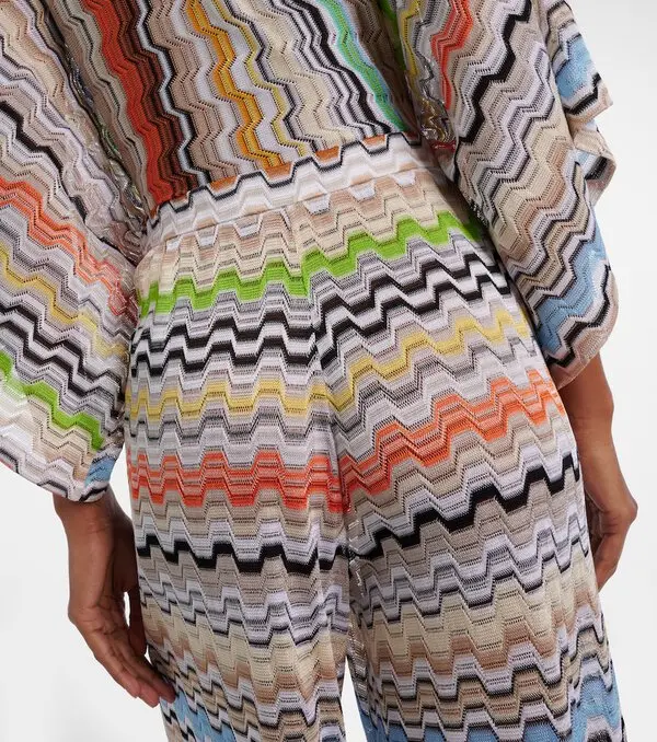 Missoni Zig Zag High-rise Wide-leg Pants