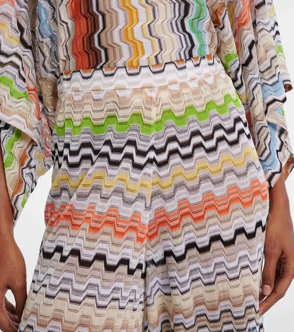 Missoni Zig Zag High-rise Wide-leg Pants