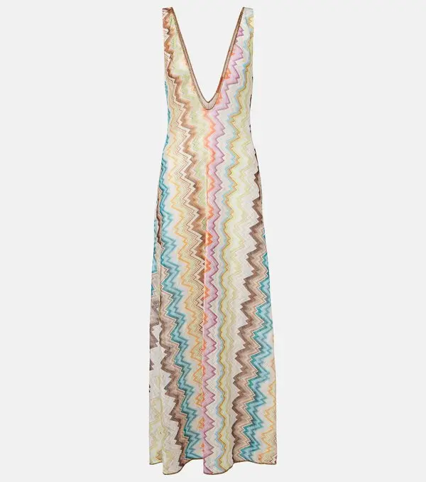 Missoni Zigzag Maxi Dress - Multicoloured