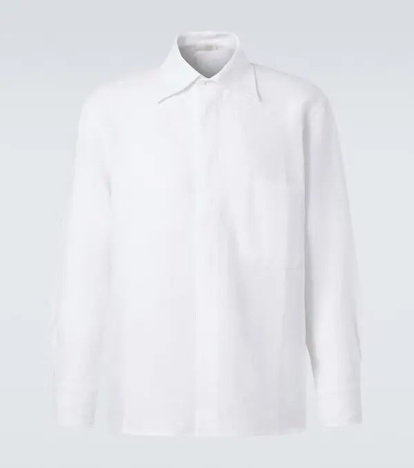SAMAN AMEL Linen Overshirt