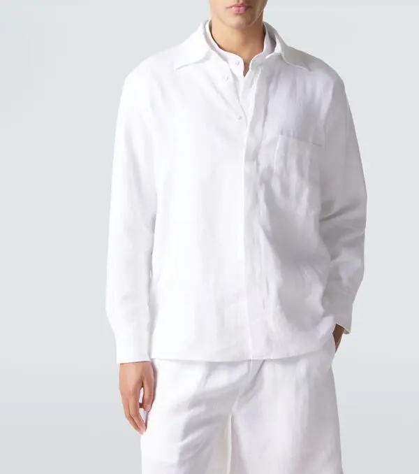 SAMAN AMEL Linen Overshirt